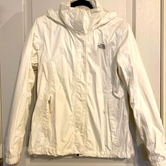 The North Face | Jackets & Coats | The North Face White Rain Jacket ...